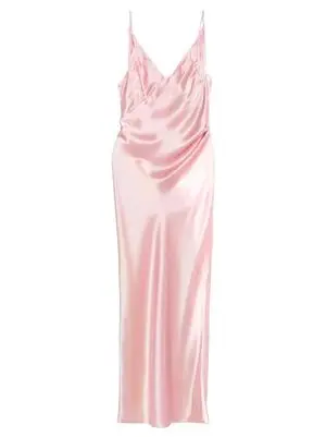 Nanushka Long Slip Dress - Pink