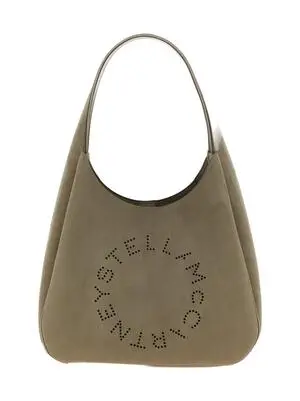 Stella McCartney Large Hobo Shoulder Bag - Gray