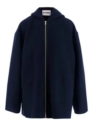 JIL SANDER Wool Jacket - Blue