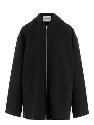 JIL SANDER Wool Jacket - Black