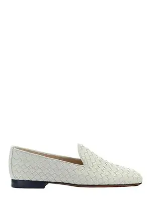 DOUCAL'S Woven Loafer - White