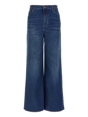 CHLOÉ High-Waisted Wide Leg Jeans