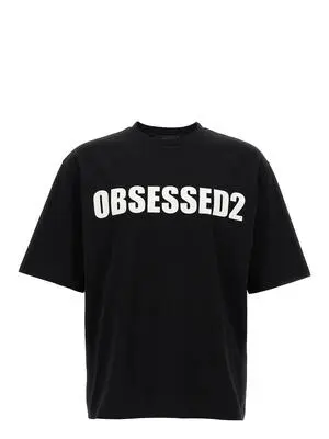 Dsquared2 Printed T Shirt - White/black