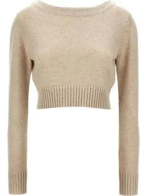 MAX MARA Angri Cropped Sweater