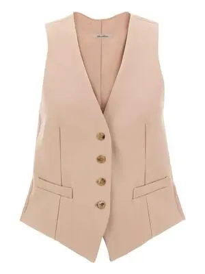 Max Mara Kiwi Sleeveless Vest - Pink
