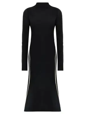 Sportmax Operoso Midi Dress - White/black