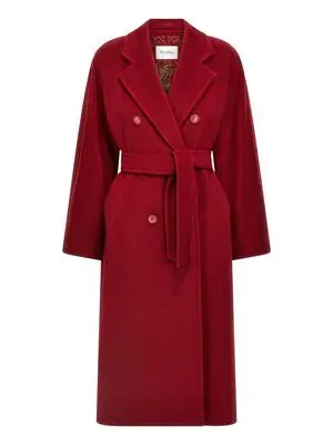 Max Mara Ticino Wool And Cashmere Coat Red