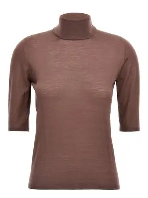 Max Mara Cecina Turtleneck Sweater - Purple