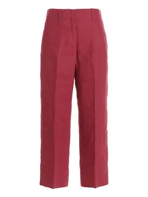 Max Mara Rebecca Loose Leg Trousers - Fuchsia
