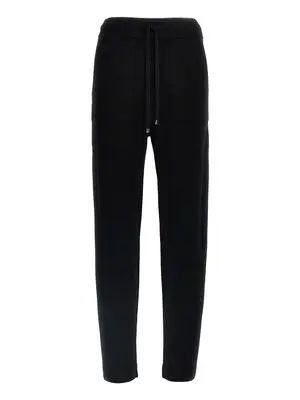 Max Mara Opera Wool-cashmere Blend Pants - Black