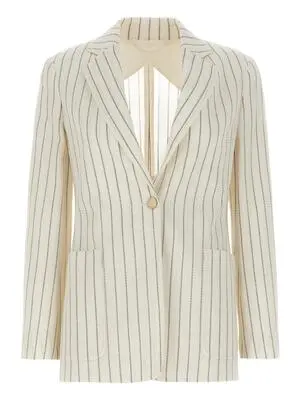Max Mara Jadi Single-breasted Blazer - White