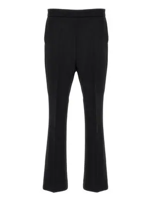 Max Mara Nepeta Cropped Pants - Black