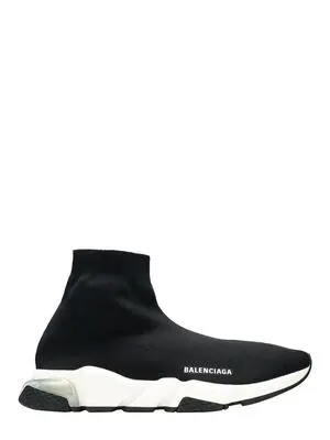 Balenciaga Speed Trainer Clear Sole - Black
