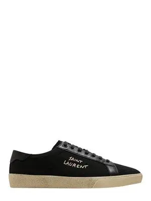 Saint Laurent Court Classic Sl-06 Sneakers - Black