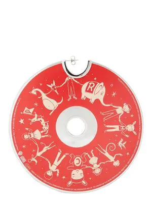 D'HEYGERE For Manifesto Cd/dvd Hoop Earring - Silver