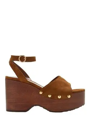 GIANVITO ROSSI Suede Platform Sandals