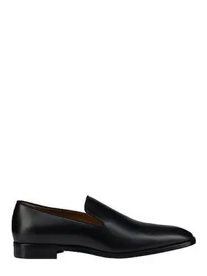 CHRISTIAN LOUBOUTIN Danny Flex Leather Loafers - Black