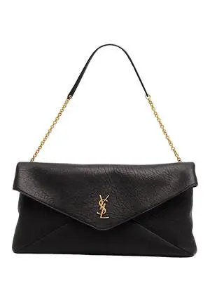 Saint Laurent Envelope Pouch Bag - Black