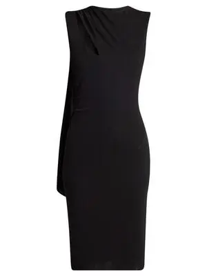 TOM FORD Viscose Crepe Jersey Cocktail Dress - Black