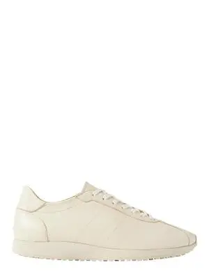THE ROW Mica Leather Sneakers - Ivory