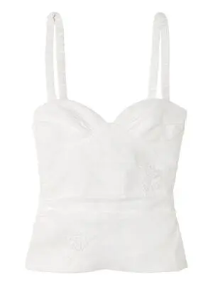 Sir The Label Alessandra Gathered Camisole - White
