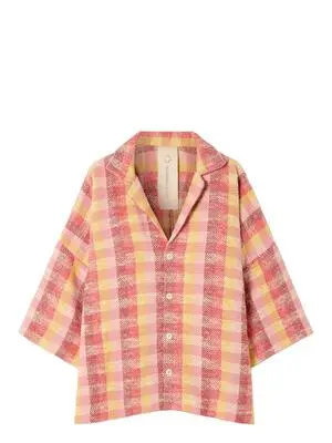 MARRAKSHI LIFE Camp Checked Cotton Shirt - Multi