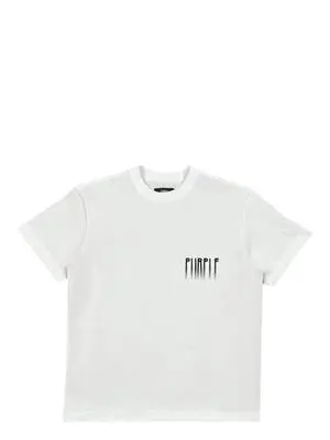 PURPLE BRAND Textured Jersey Short Sleeve Tee Shirt - White