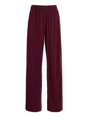 Eterne Cotton-blend Lounge Pants - Burgundy