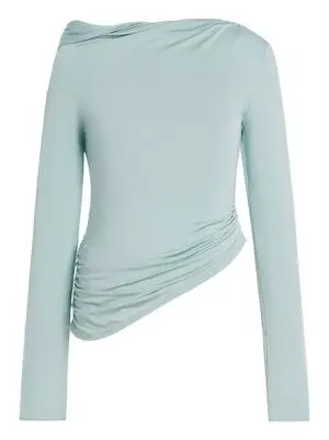 ANNA OCTOBER Beatriz Draped Jersey Top