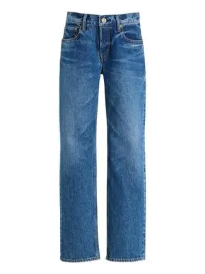 MOUSSY VINTAGE Philadelphia Low-Rise Straight-Leg Jeans