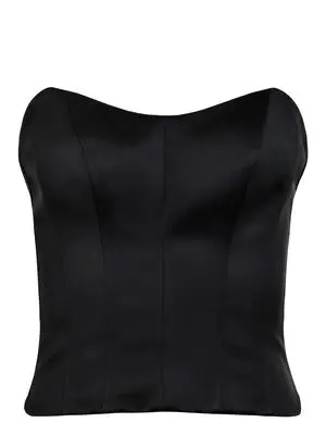 FRANCESCA MIRANDA Silk Corset Top