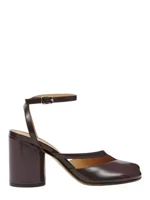 MAISON MARGIELA 80mm Tabi Pumps - Brown
