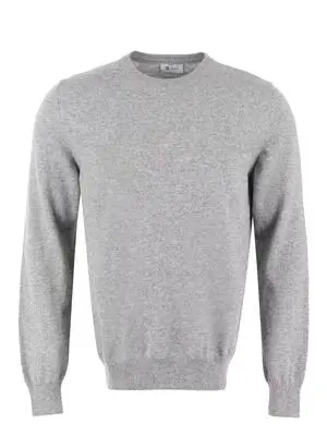 THE (ALPHABET) Cashmere Crew-neck Sweater - Grey