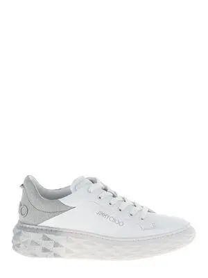 JIMMY CHOO Diamond Maxi F Ii Sneakers - Silver