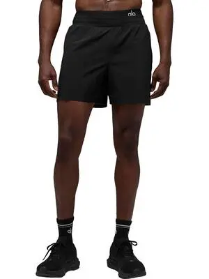 Alo Yoga 5" Traction Running Short Black