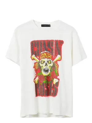 Junk Food Clothing Guns N' Roses American Tour Vintage Tee - Vintage White