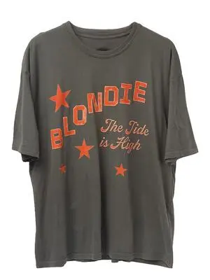 Junk Food Clothing Blondie Tide Is High Oversized Tee - Vintage Black