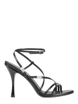 Dsquared2 Icon Leather Sandals - Black