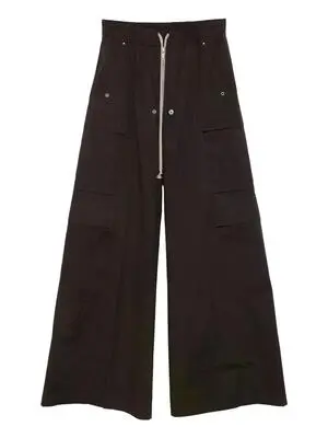 Rick Owens Drawstring Cargo Trousers - Brown
