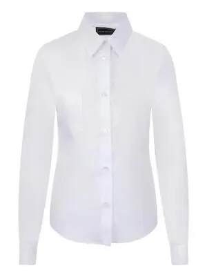 10 CORSO COMO Classic-collar Poplin Shirt - White