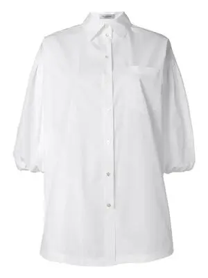 Valentino Garavani Puff Sleeve Poplin Shirt - White