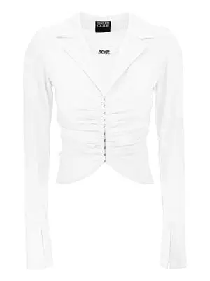 Versace Gathered-detail Shirt - White