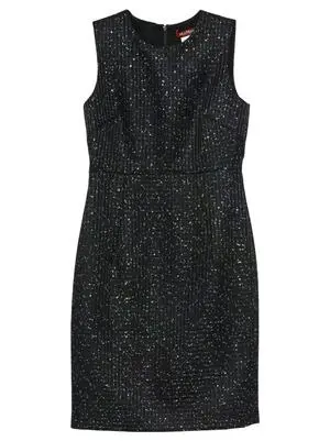 Max Mara Sleeveless Sequined Dress - Blue