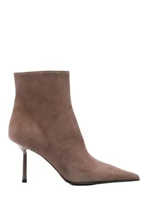 LE SILLA 90mm Pointed-toe Stiletto Boots - Brown