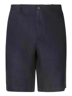 Fedeli Linen Pocket Shorts - Blue