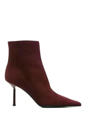 LE SILLA 90mm Pointed-toe Stiletto Boots - Red
