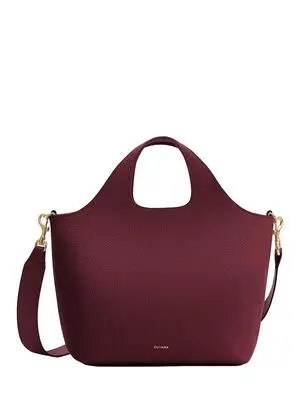Cuyana Zipper Tote Cherry