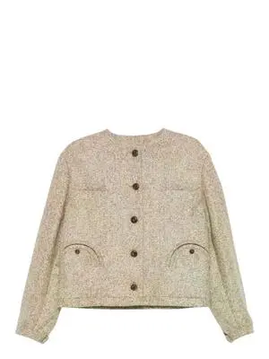 BLAZÉ MILANO Button-fastening Jacket - Neutrals