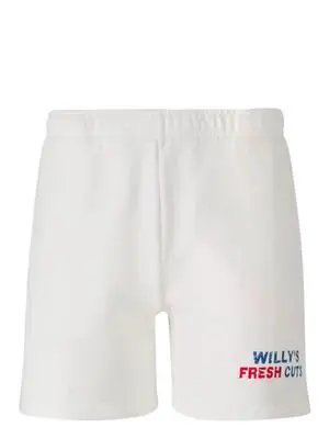 WILLY CHAVARRIA Logo-print Shorts - White