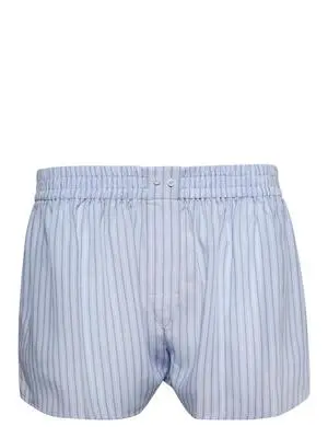 Alexander Wang Boxer Short With Slash Pocket - Blue